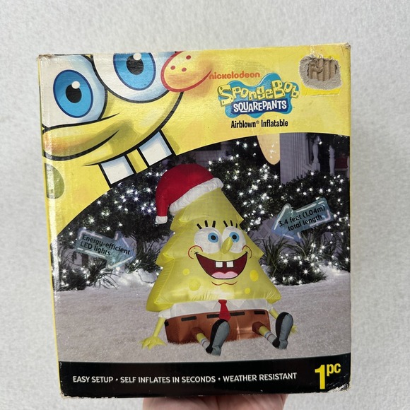 Gemmy | Holiday | Nickelodeon Spongebob Airblown Inflatable Led 34 Ft ...
